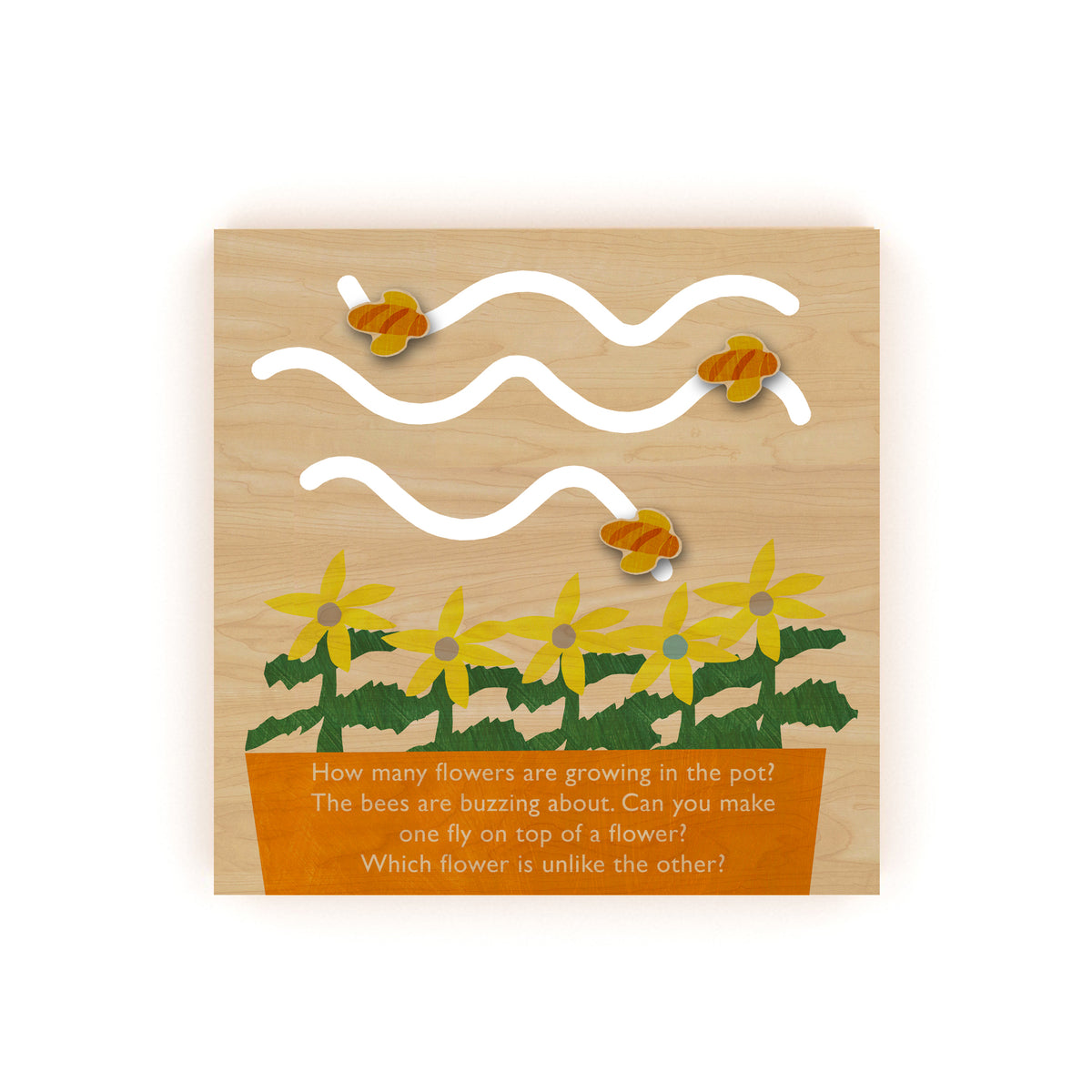 Buzzing Bees - Slider Style Learning Panel – TMC | The Makers Creative